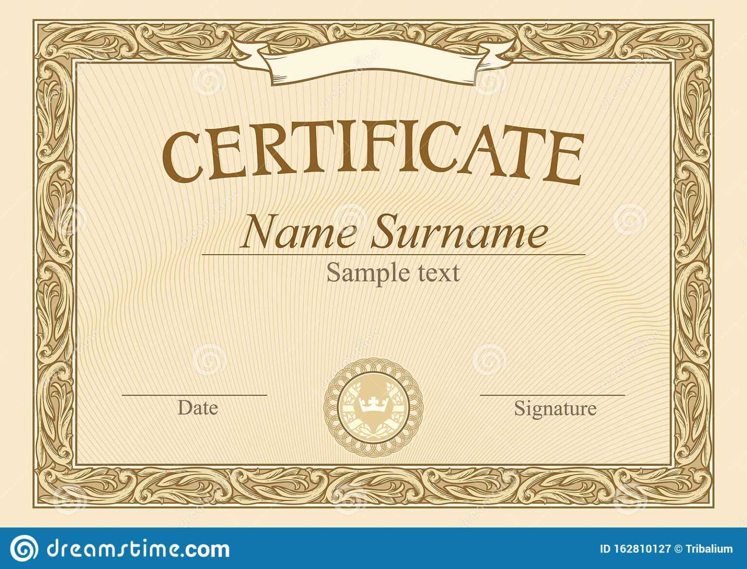 10 1018 Certificate Template Stock Photos Free Royalty Free Within 10-1018-certificate-template-stock-photos-free-royalty-free-within