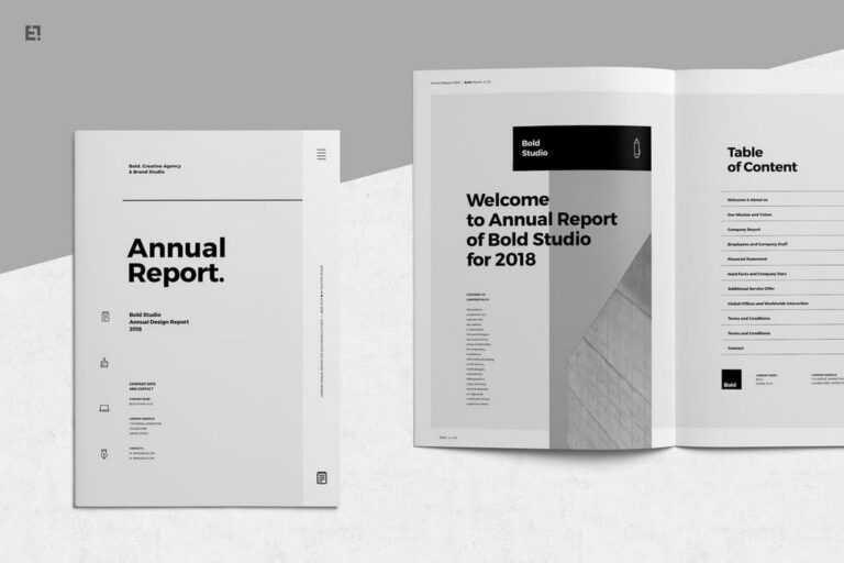 10+ Annual Report Templates (Word & InDesign) 10 Design Shack Regarding ...