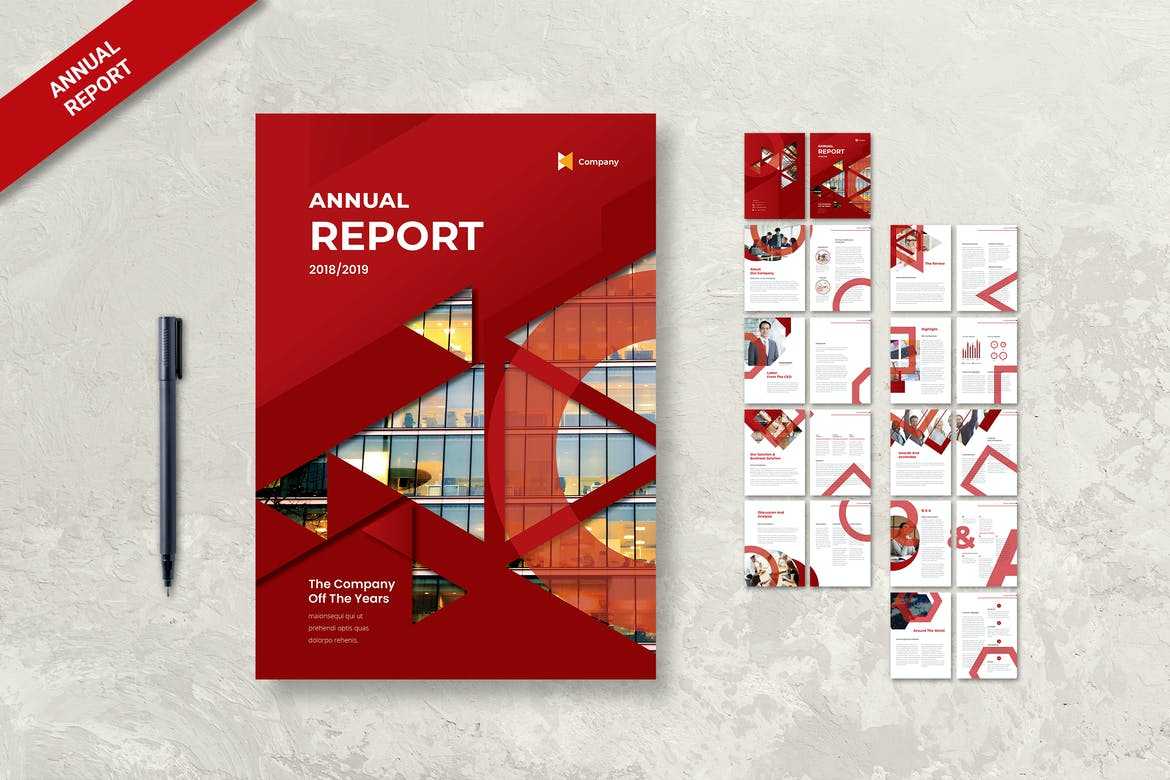 Word Annual Report Template - Rebeccachulew.com