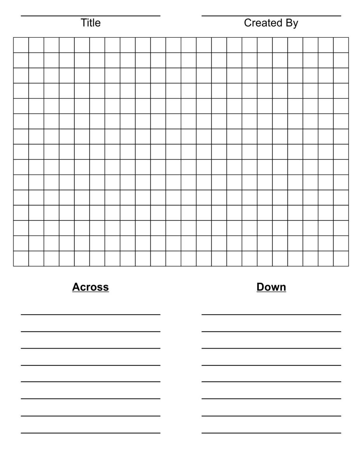 10 Best Blank Word Search Puzzles Printable – Printablee ...