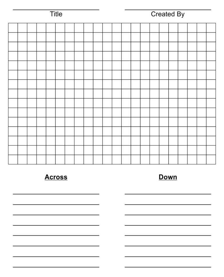 10 Best Blank Word Search Puzzles Printable – Printablee ...