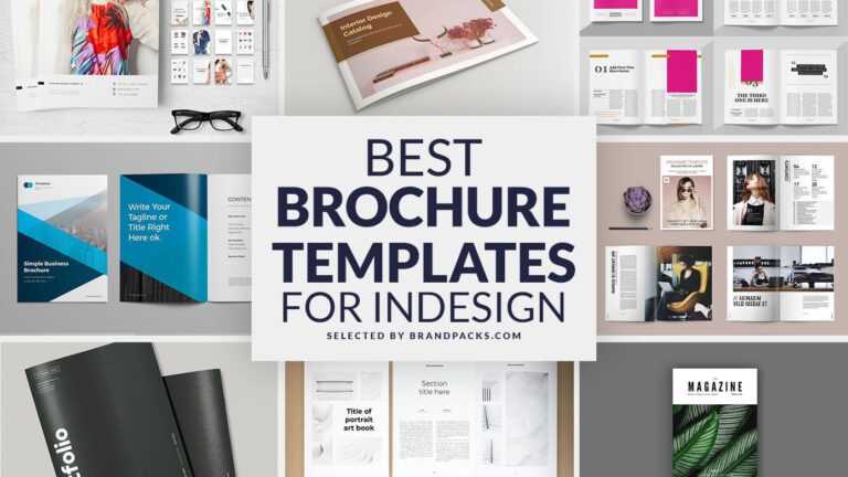 10 Best Brochure Templates For InDesign – BrandPacks With Regard To ...