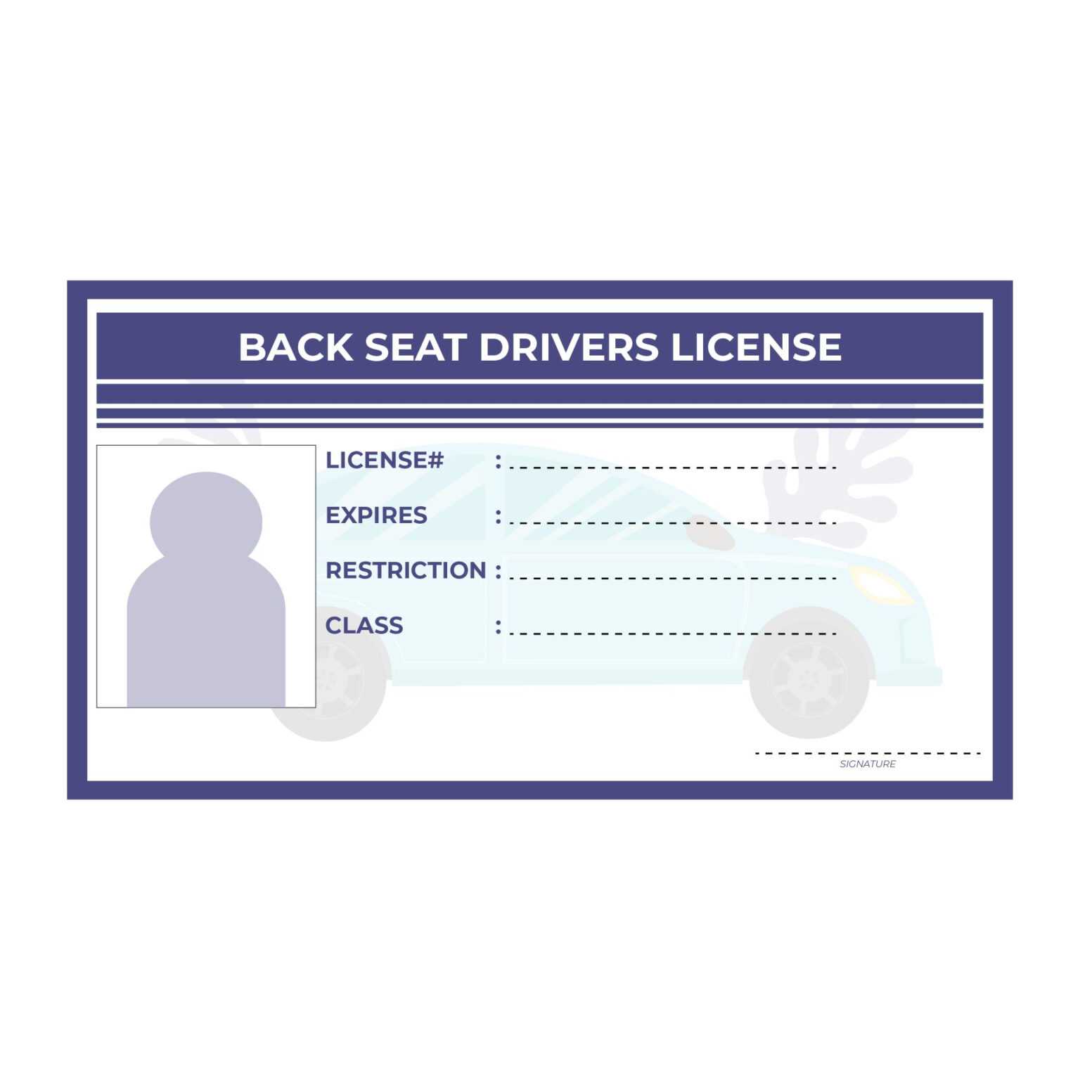 Blank Drivers License Template - Rebeccachulew.com