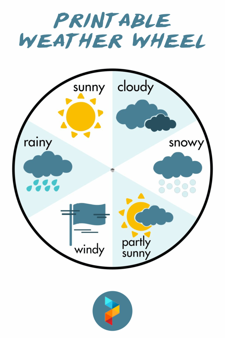 10 Best Free Printable Weather Wheel – Printablee - Rebeccachulew.com
