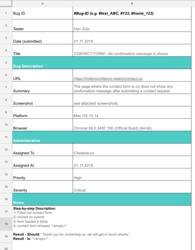 10 Bug Report Template Options That Will Skyrocket Your QA Process ...