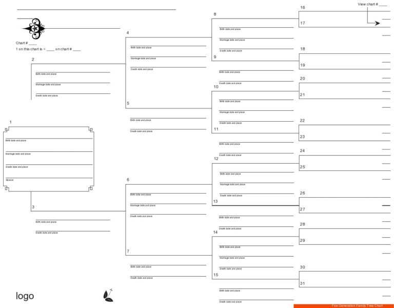 Fill In The Blank Family Tree Template - Rebeccachulew.com