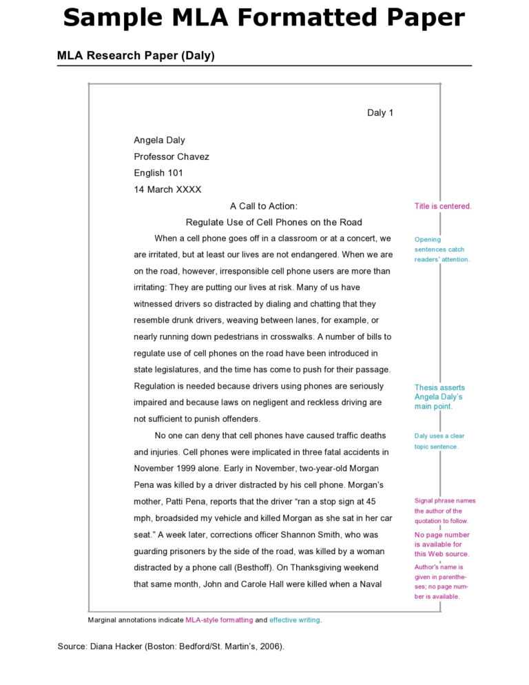 10 Editable Research Paper Templates (MLA Formats) – TemplateArchive ...