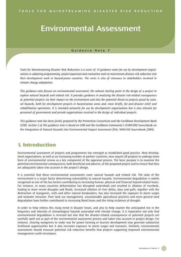 10+ Environmental Assessment Templates – PDF Free & Premium Templates ...