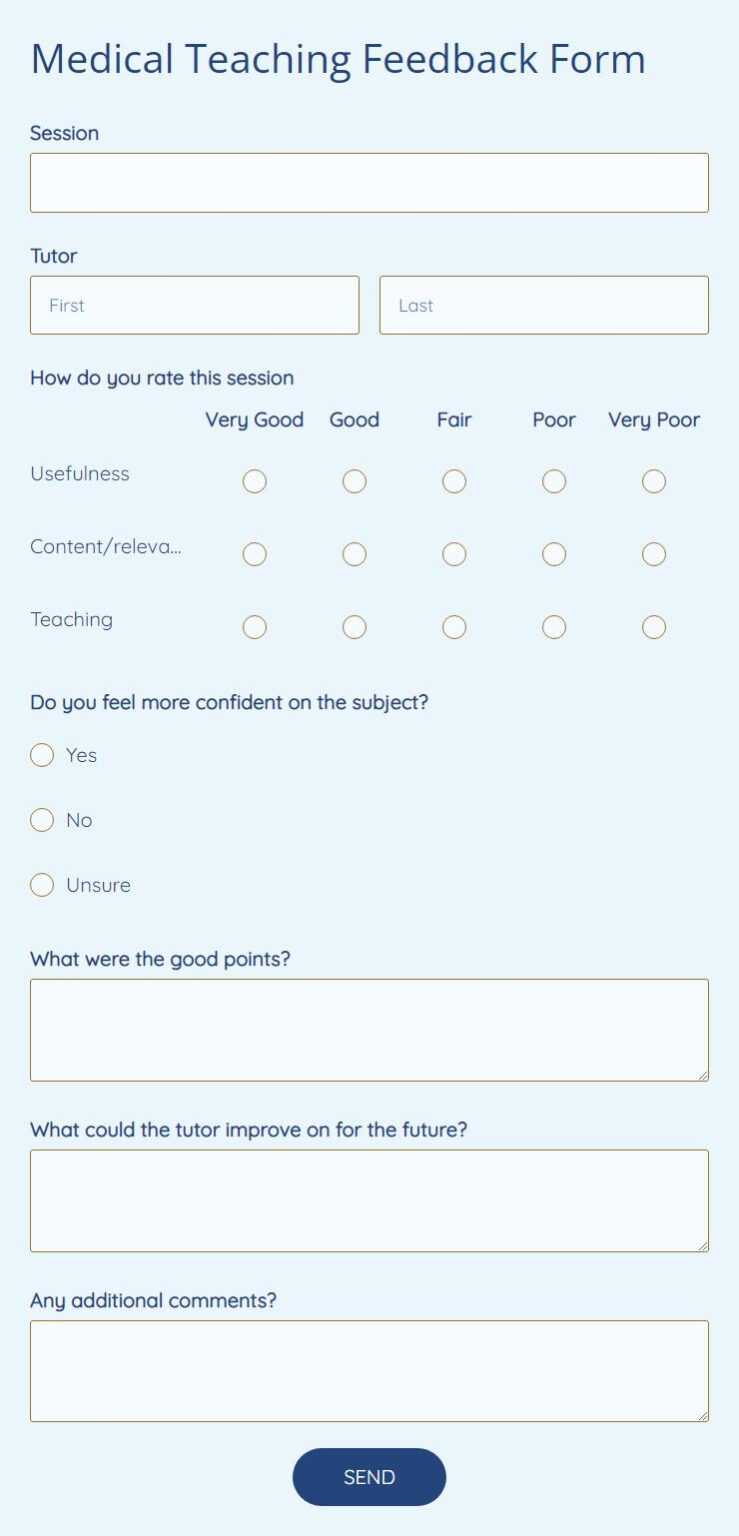 10+ Free Feedback Form Templates & Examples With Regard To Training ... 10+ Free Feedback Form Templates & Examples With Regard To Training ...