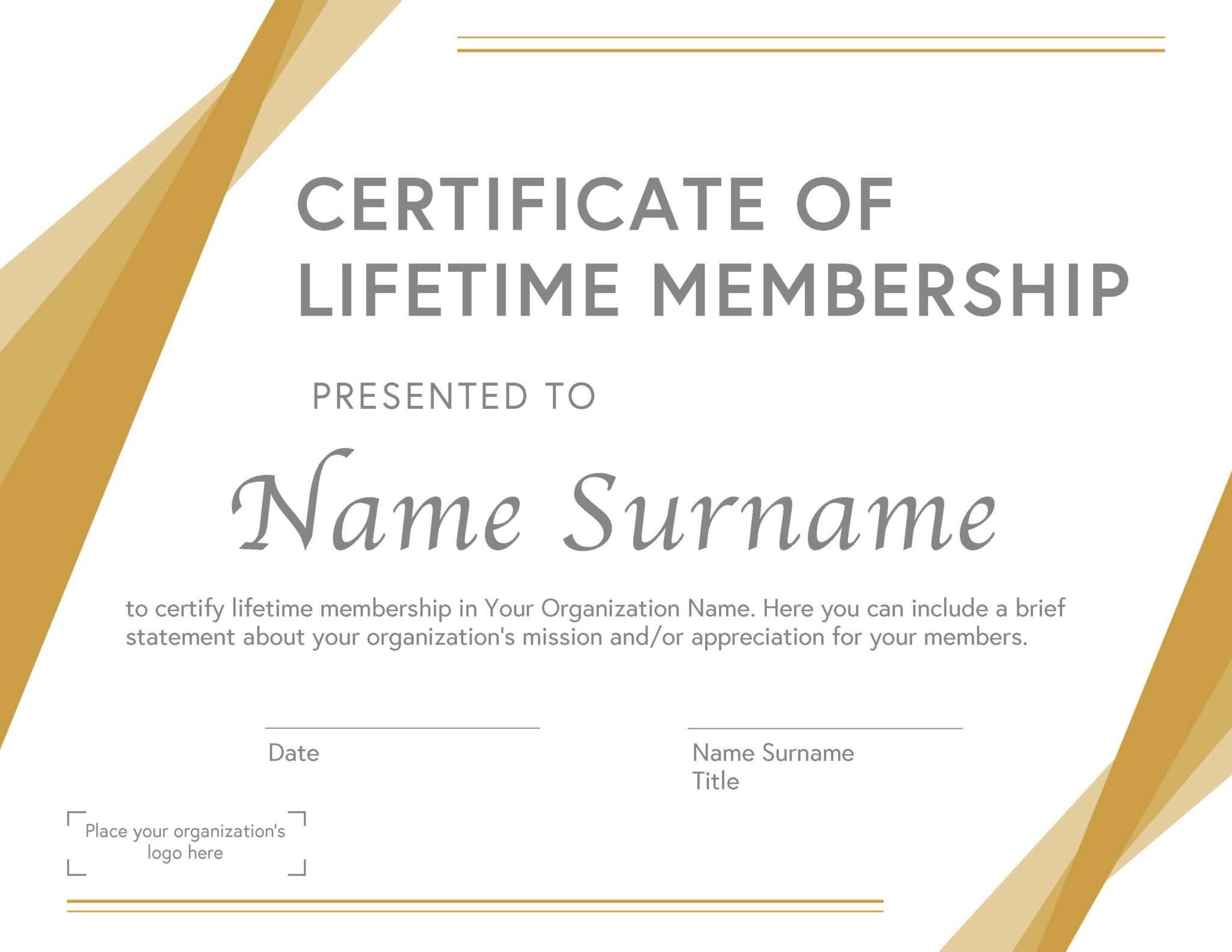 10 Free Membership Certificate Templates for Any Occasion Throughout ...