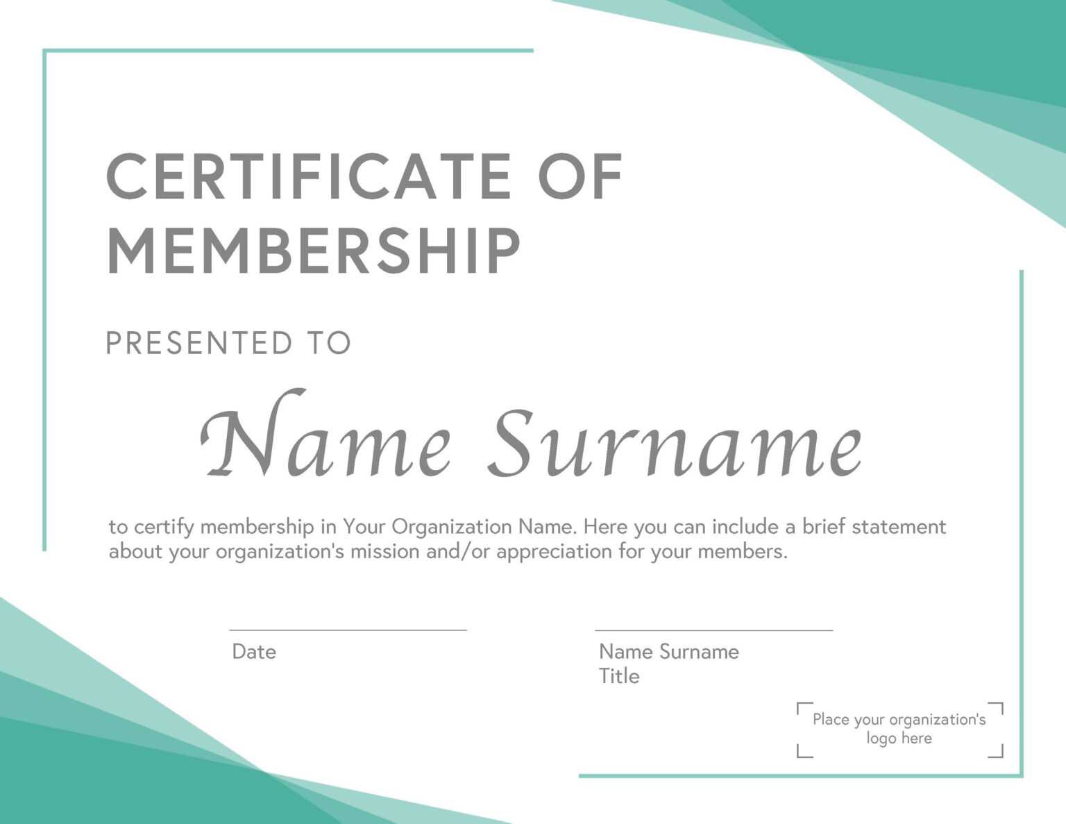 10 Free Membership Certificate Templates For Any Occasion With Life ...