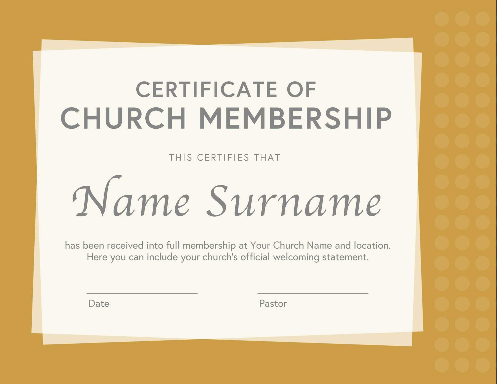 10 Free Membership Certificate Templates For Any Occasion Within New ...