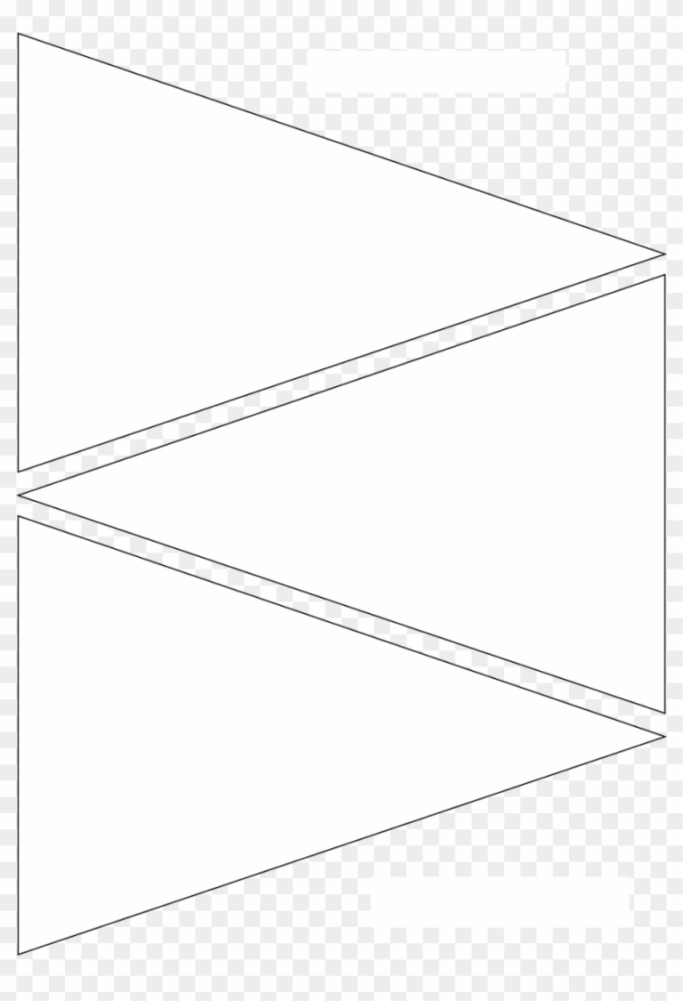 10 Free Printable Templates Pennant Banner Template, – Bunting With ...