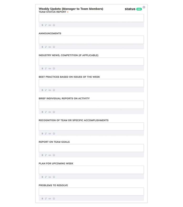 10 Outstanding Templates Of Weekly Reports Free Download For Weekly ...