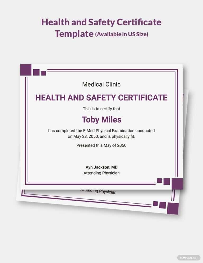 10+ Safety Certificate Templates – Free Downloads Template ...