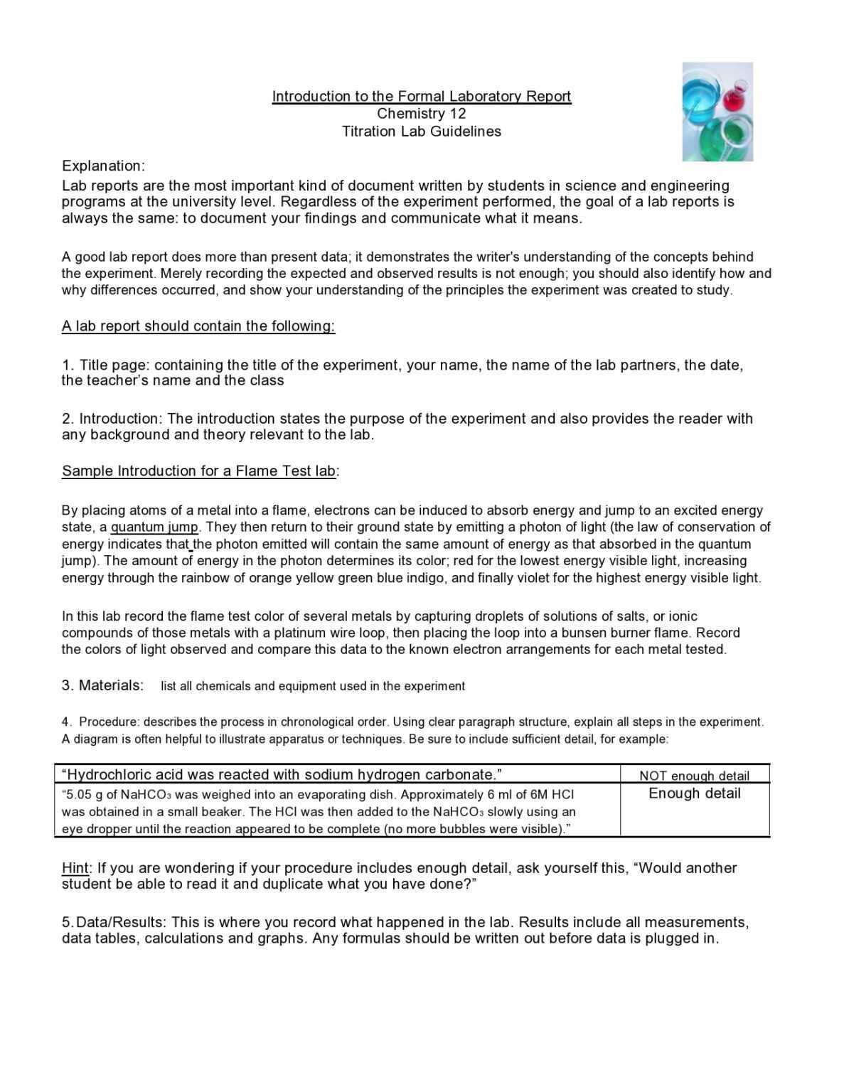10 Useful Lab Report Examples (& Free Templates) With Regard To ... 10 Useful Lab Report Examples (& Free Templates) With Regard To ...