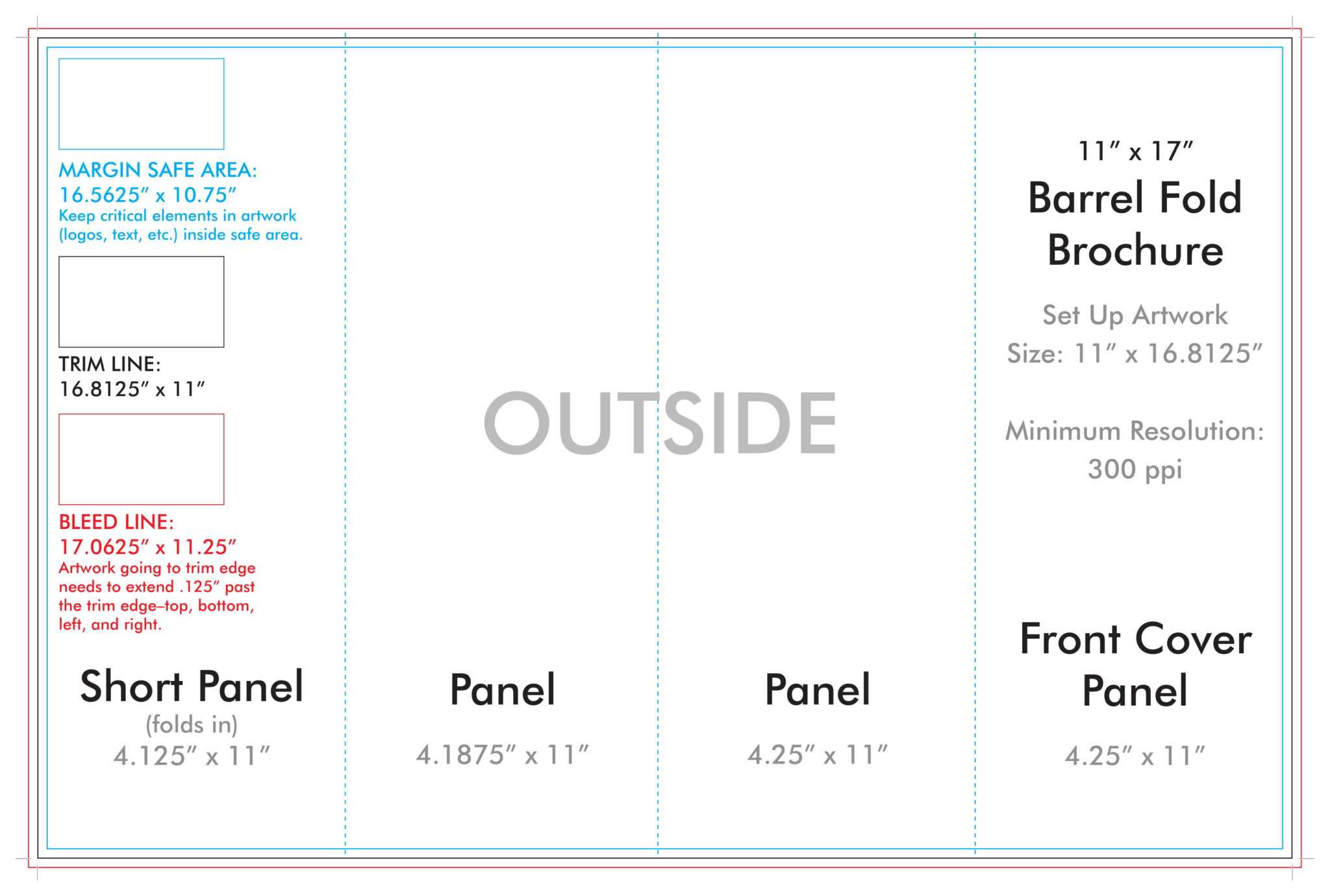11X17 Brochure Template - Rebeccachulew.com