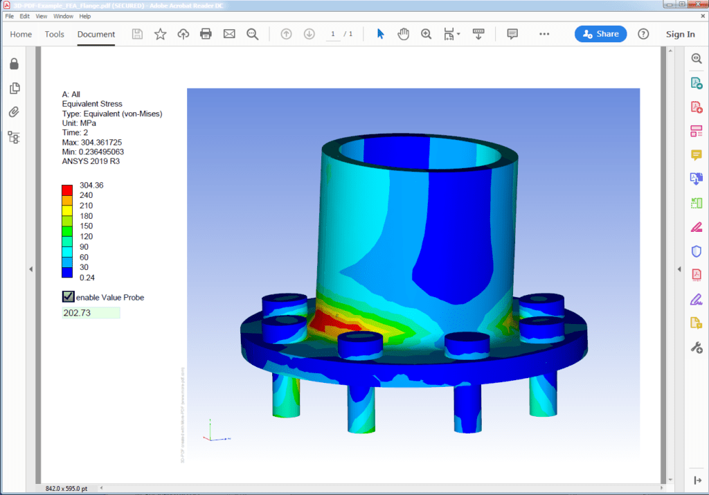10D PDF Examples Of Engineering Analysis, CAE, Simulation Results ...