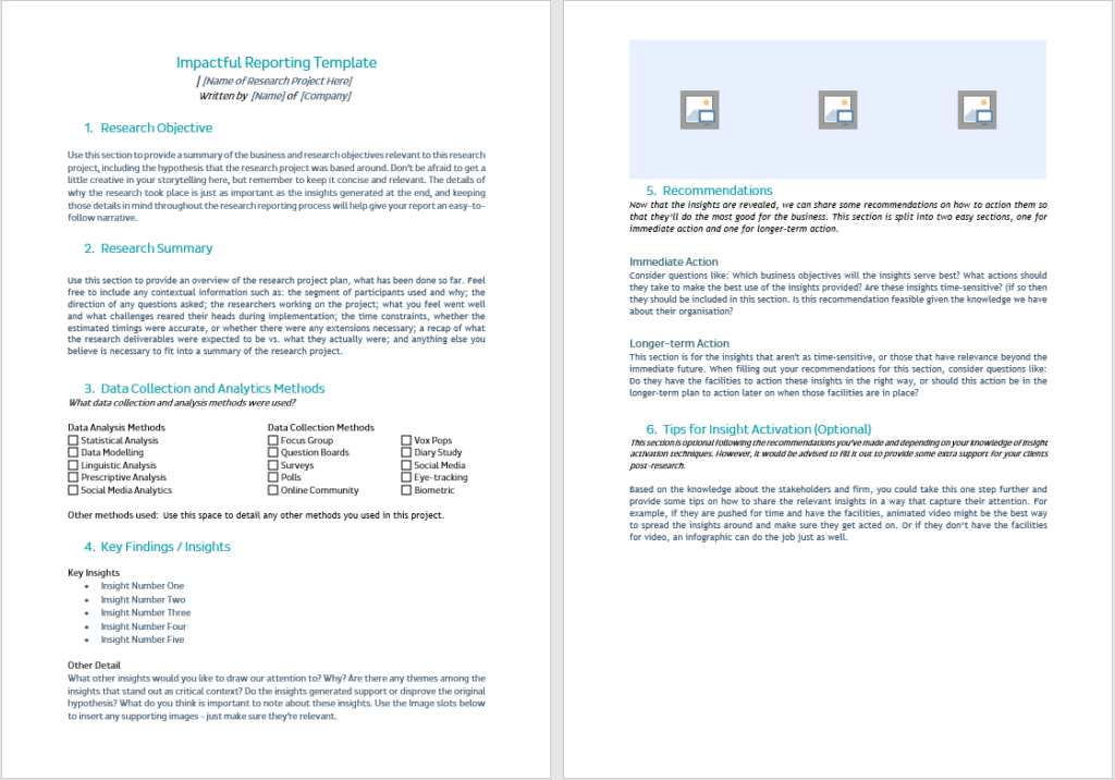 A Simple Template For Presenting Impactful Research Results Regarding ...
