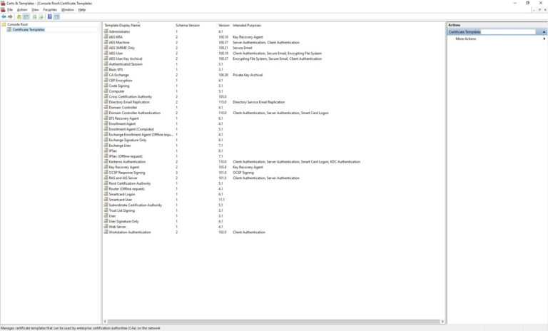 Aeg How To Create Custom Certificate Templates Aeg How To With Workstation Authentication