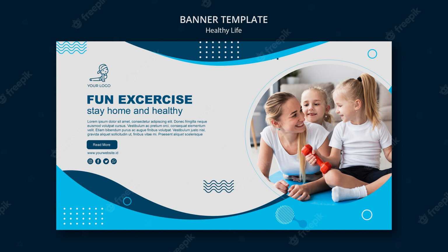 Banner Template For Photoshop – Rebeccachulew.com