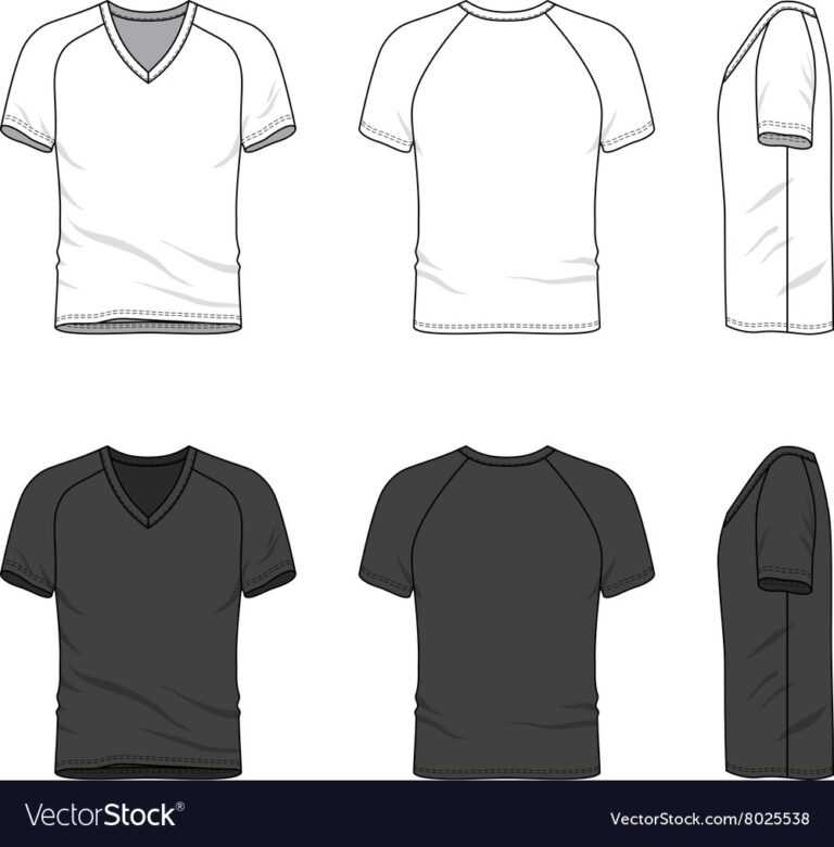 Blank V Neck T Shirt Template - Rebeccachulew.com