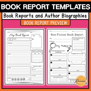 Biography Book Report Template - Rebeccachulew.com
