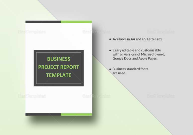 Business Project Report Template In Word, Google Docs, Apple Pages For ...