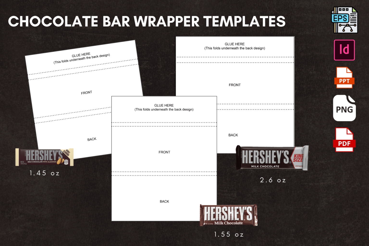 Candy Bar Wrapper Template In Free Blank Candy Bar Wrapper Template ...