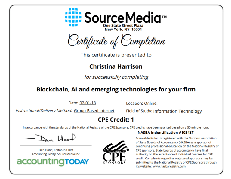 Certificates Of Continuing Education – SimpleCert Inside Ceu ...