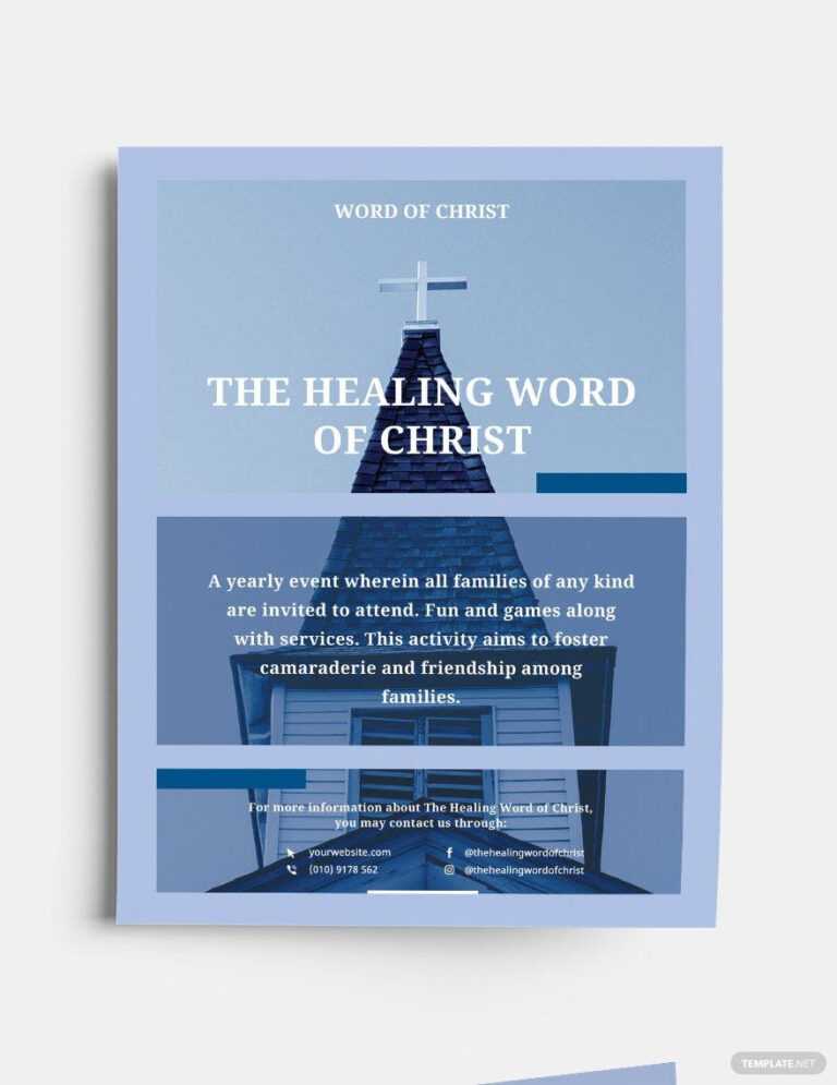 Church Flyers Templates Word – Design, Free, Download Template ...
