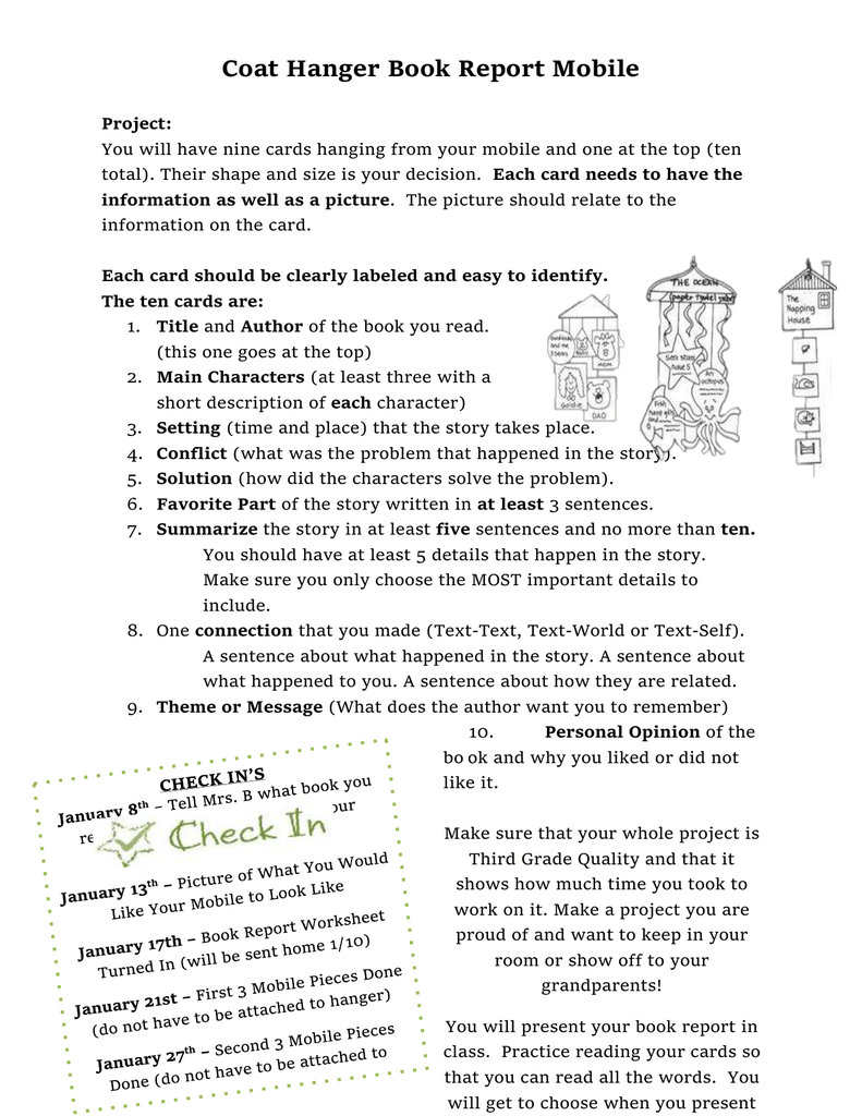 Mobile Book Report Template - Rebeccachulew.com