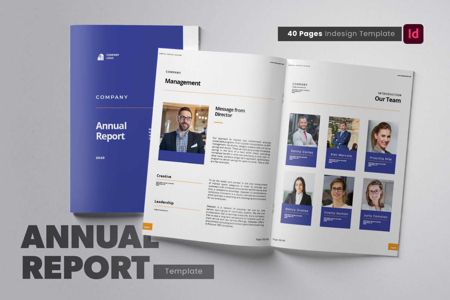Company Annual Report Indesign Template Intended For Ind Annual Report ...