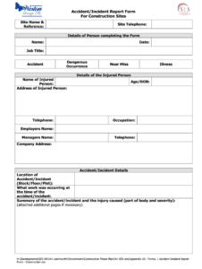 Equipment Fault Report Template - Rebeccachulew.com