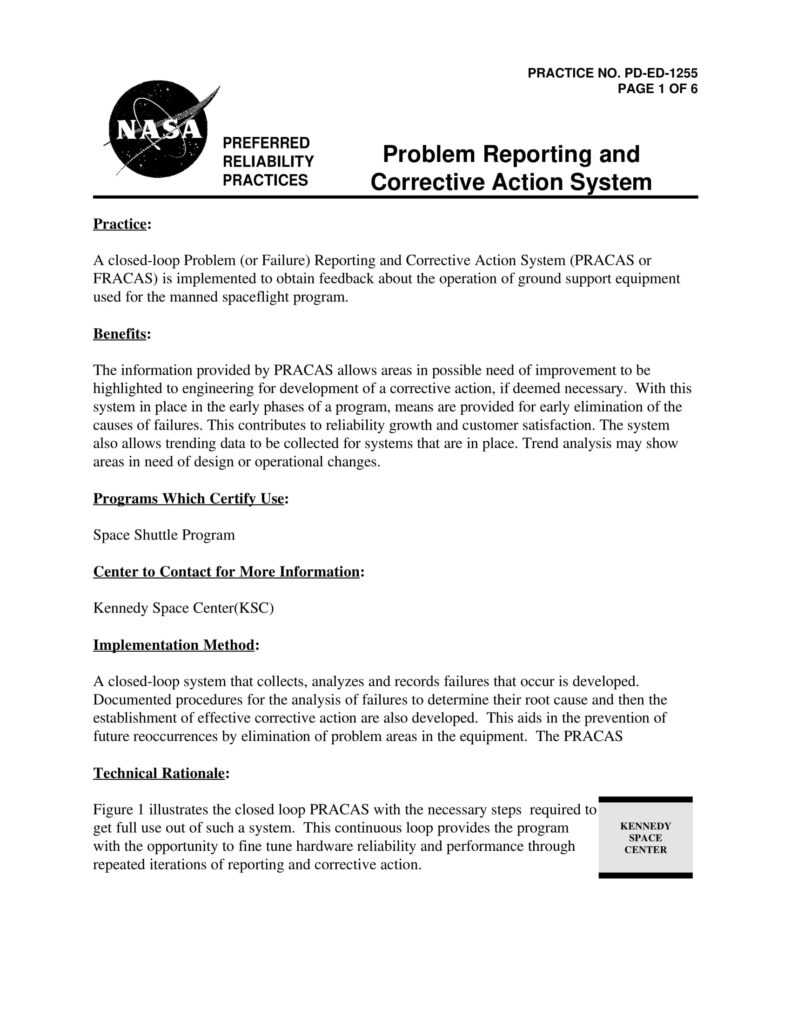 Corrective Action Report – 10+ Examples, Format, Pdf Examples Inside ...