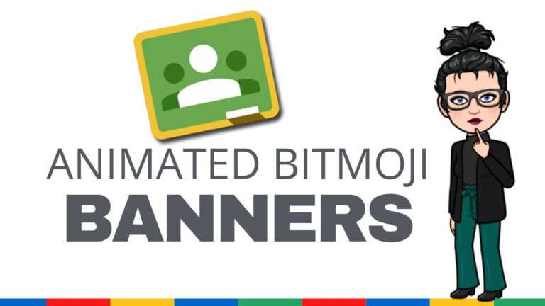 Create An Animated Google Classroom Banner With A Bitmoji In Google ...