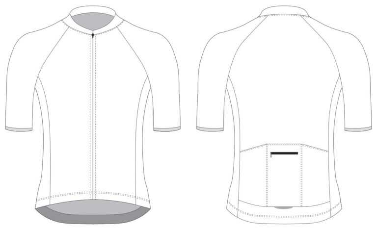 Custom Blank Cycling Jersey Design Template – CyclingBox Regarding ...
