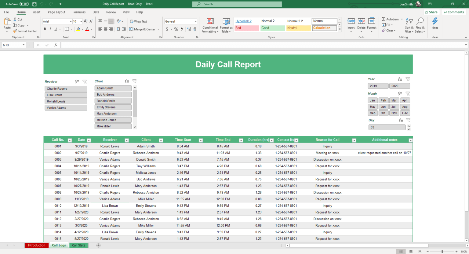 Sales Call Report Template Free - Rebeccachulew.com