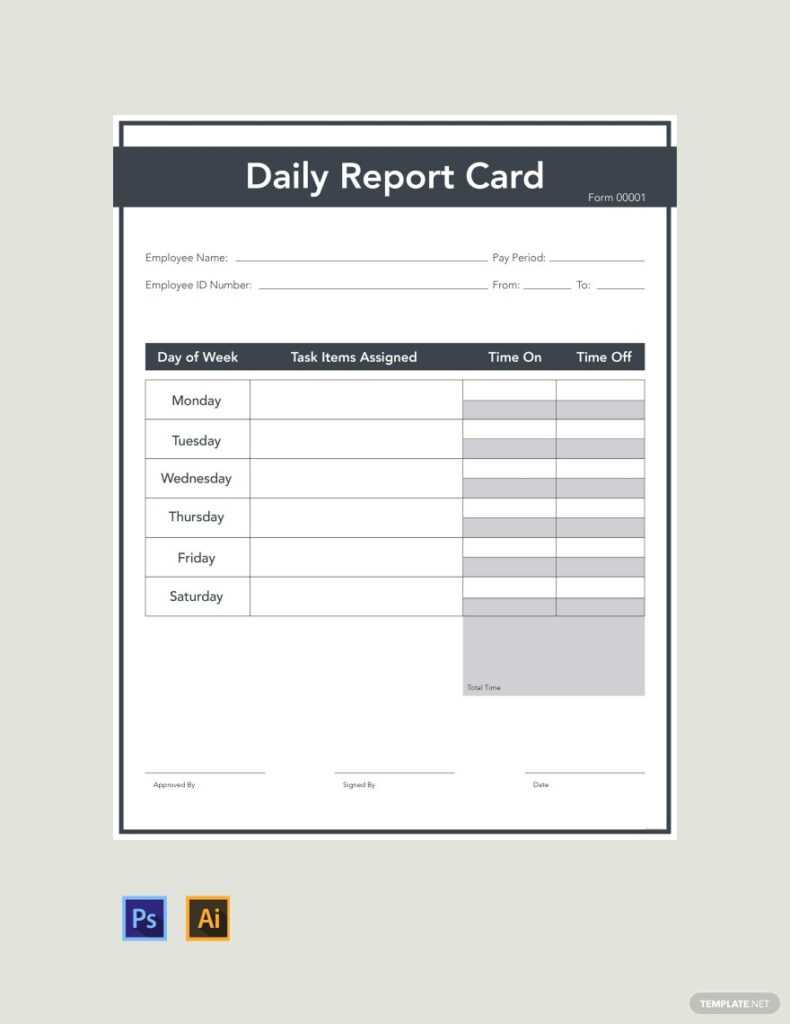 Daily Report Templates – Format, Free, Download Template