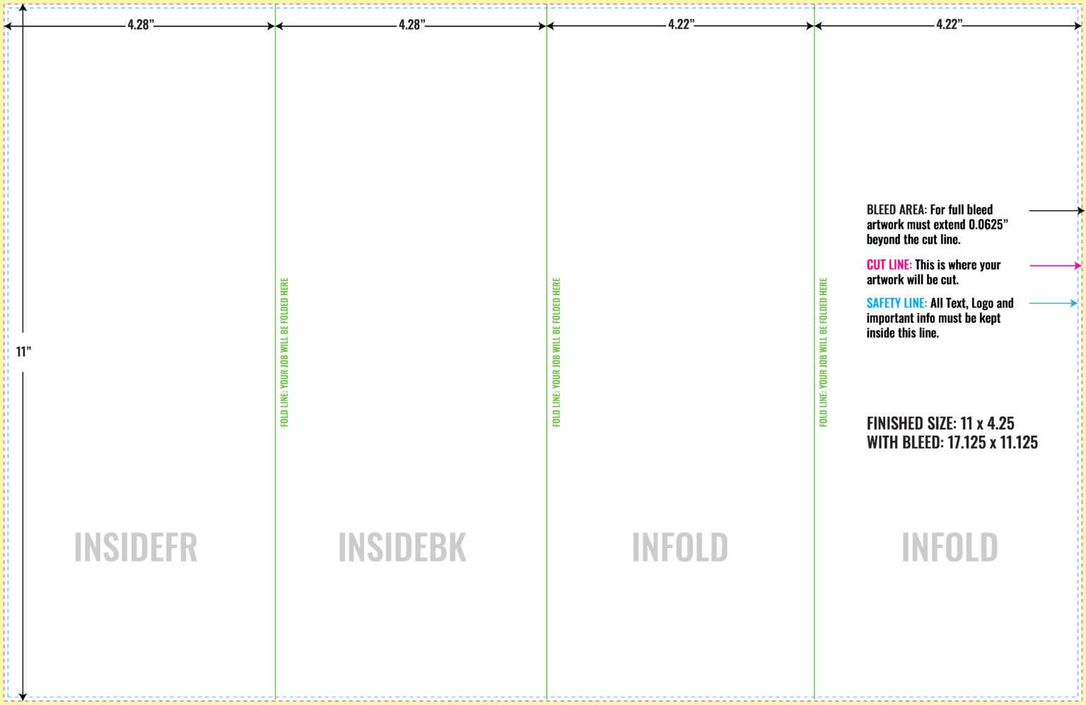 Download Free 10″ X 10″ InDesign Brochure Template PrintMagic Inside Z ...
