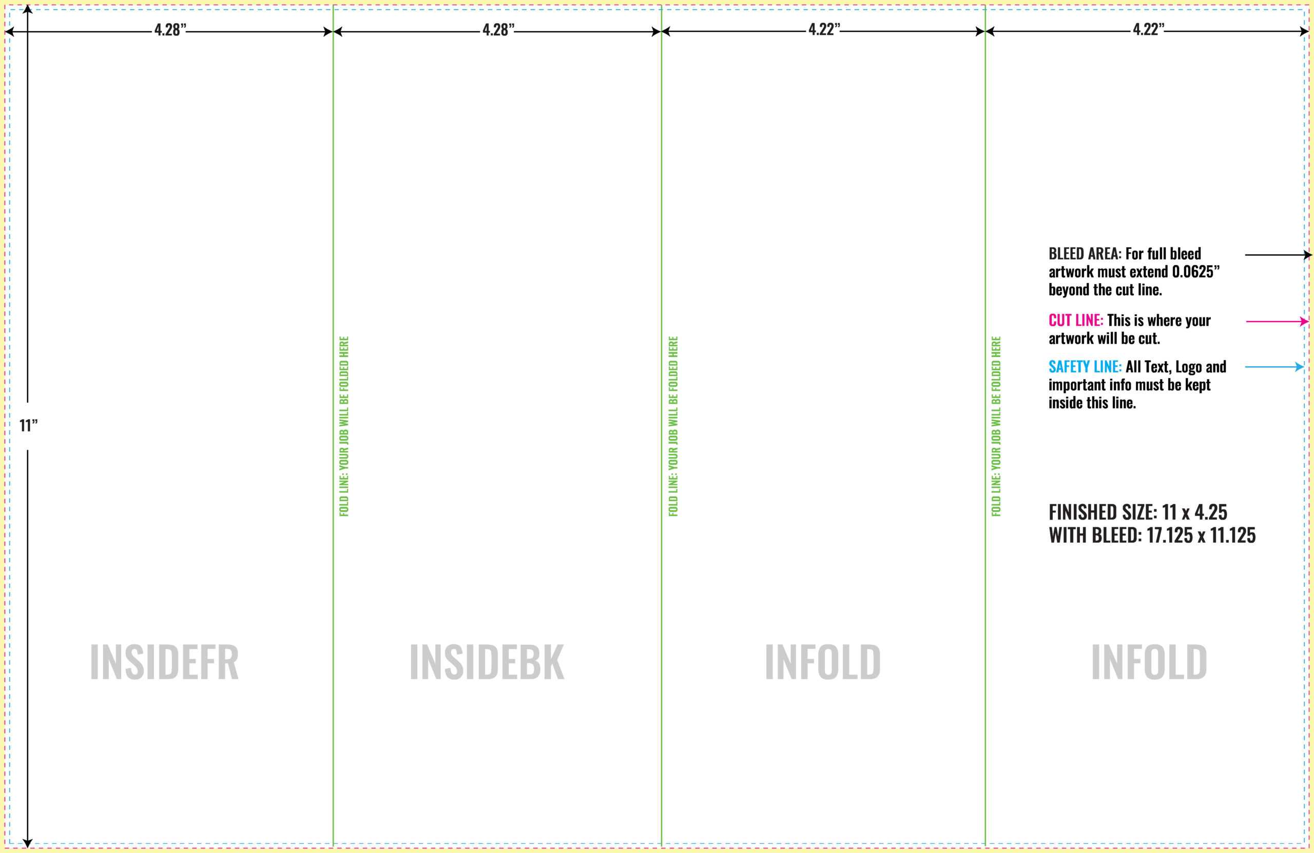 Download Free 10″ X 10″ InDesign Brochure Template PrintMagic Inside Z ...