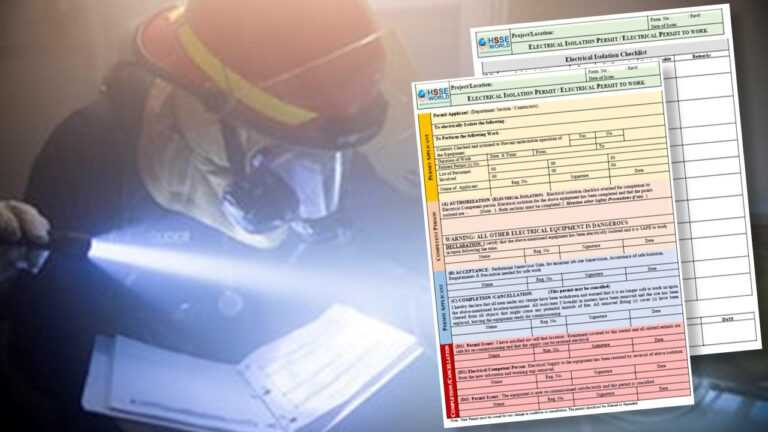 Electrical Isolation Certificate Template - Rebeccachulew.com