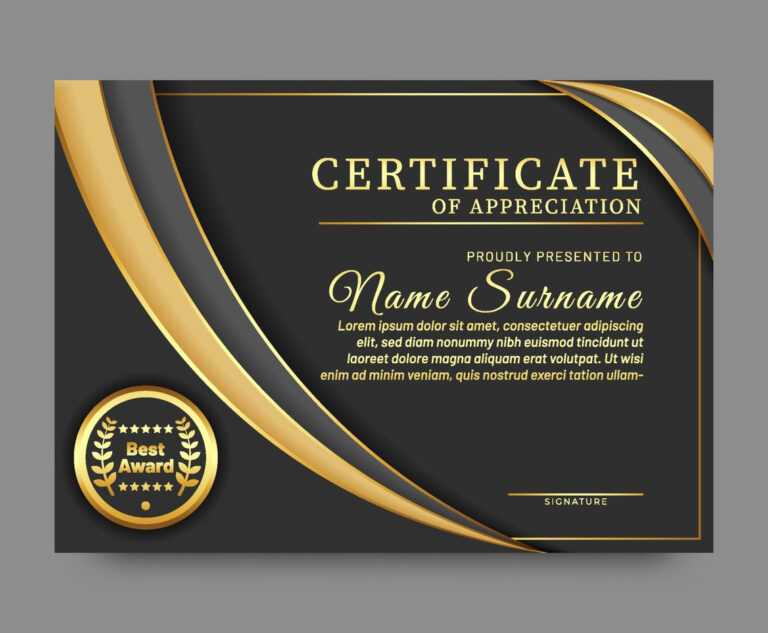 Elegant Certificate Template Vector Art & Graphics Freevector - Rebeccachulew.com