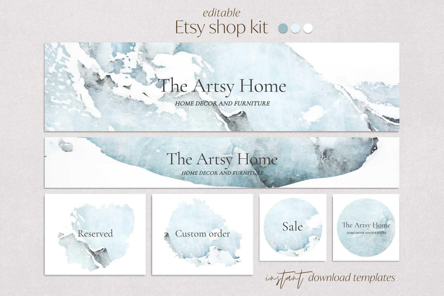 Free Etsy Banner Template – Rebeccachulew.com