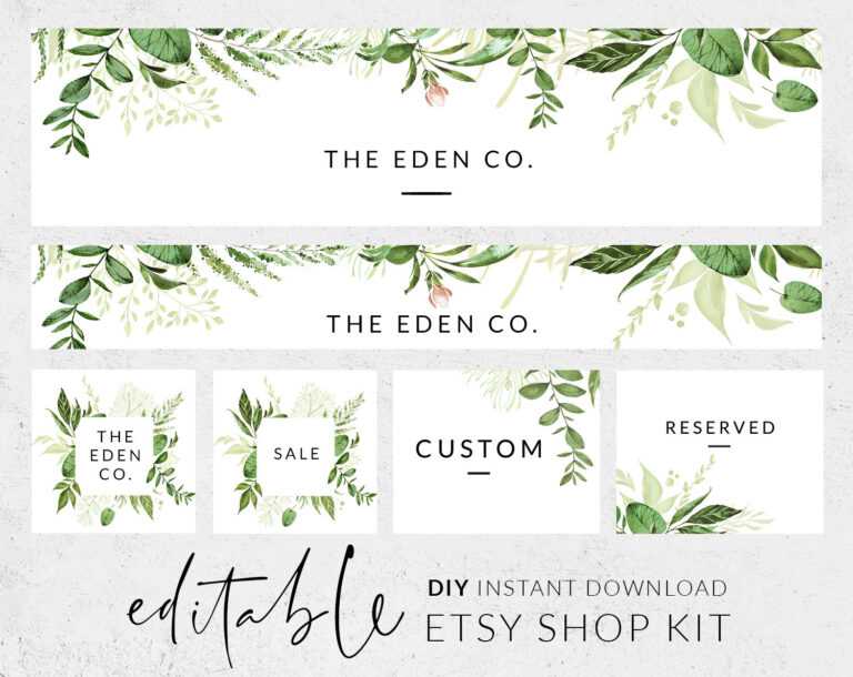 Etsy Banner Template - Rebeccachulew.com