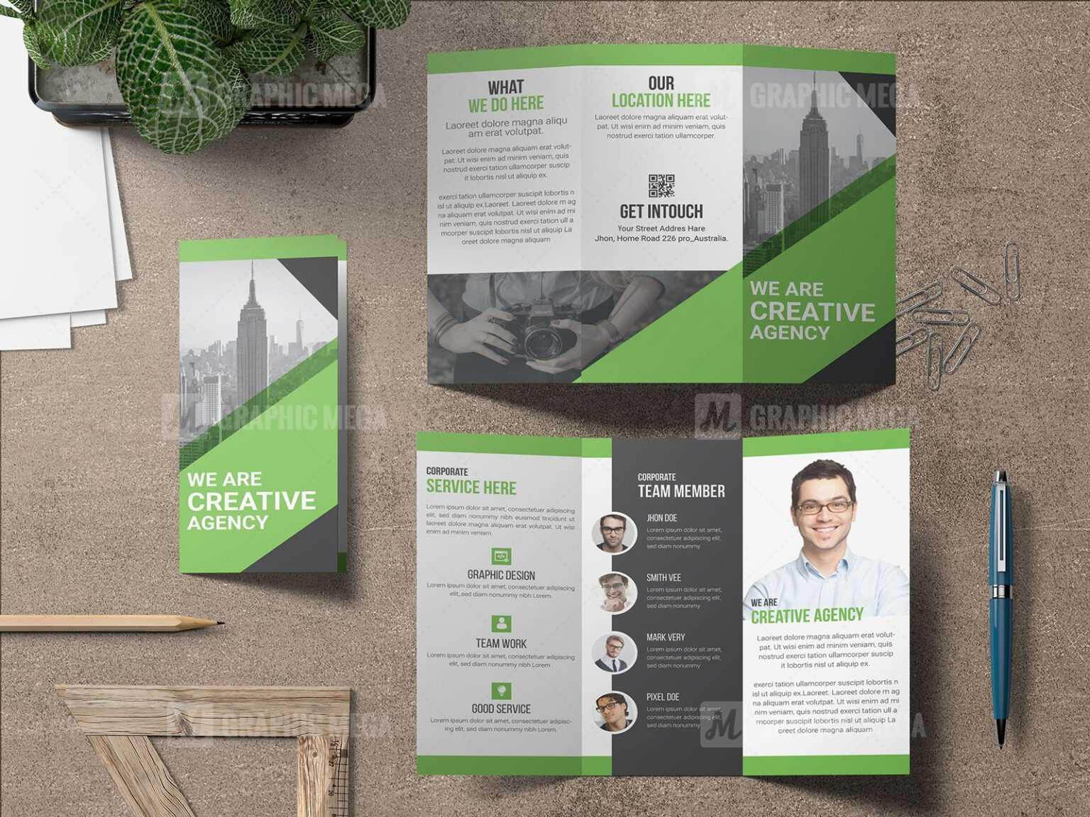Fancy Brochure Template – Graphic Mega Graphic Templates Store ...