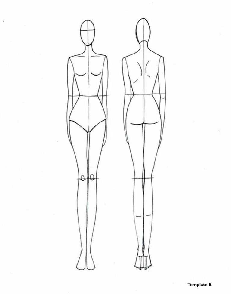 Fashion Illustration — Mabel The Fashion Muse Intended For Blank Model ...