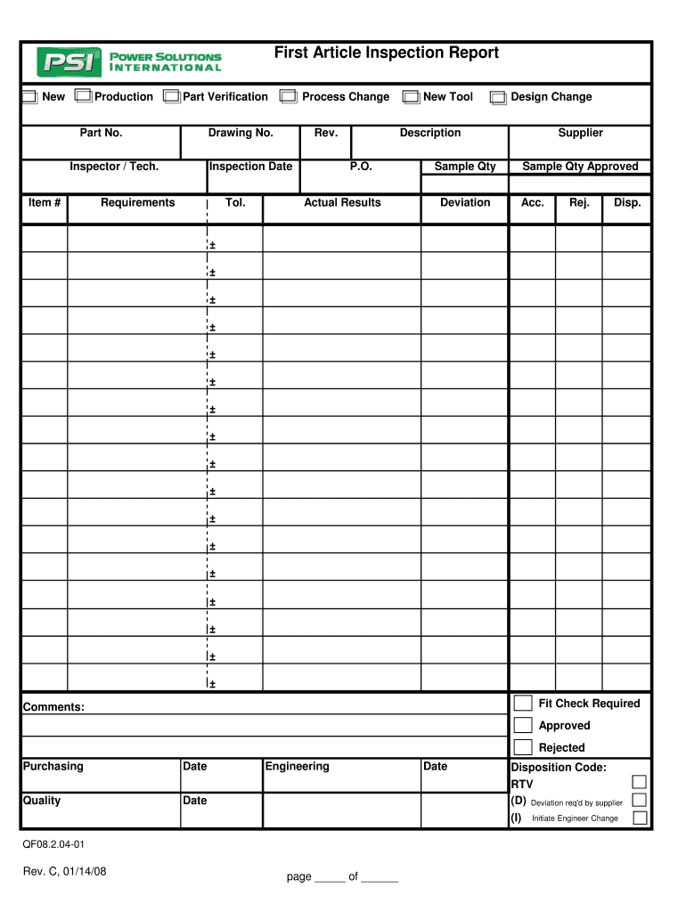 Engineering Inspection Report Template - Rebeccachulew.com