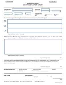 FREE 10 + Disciplinary Report Forms In MS Word PDF Google Docs For ...