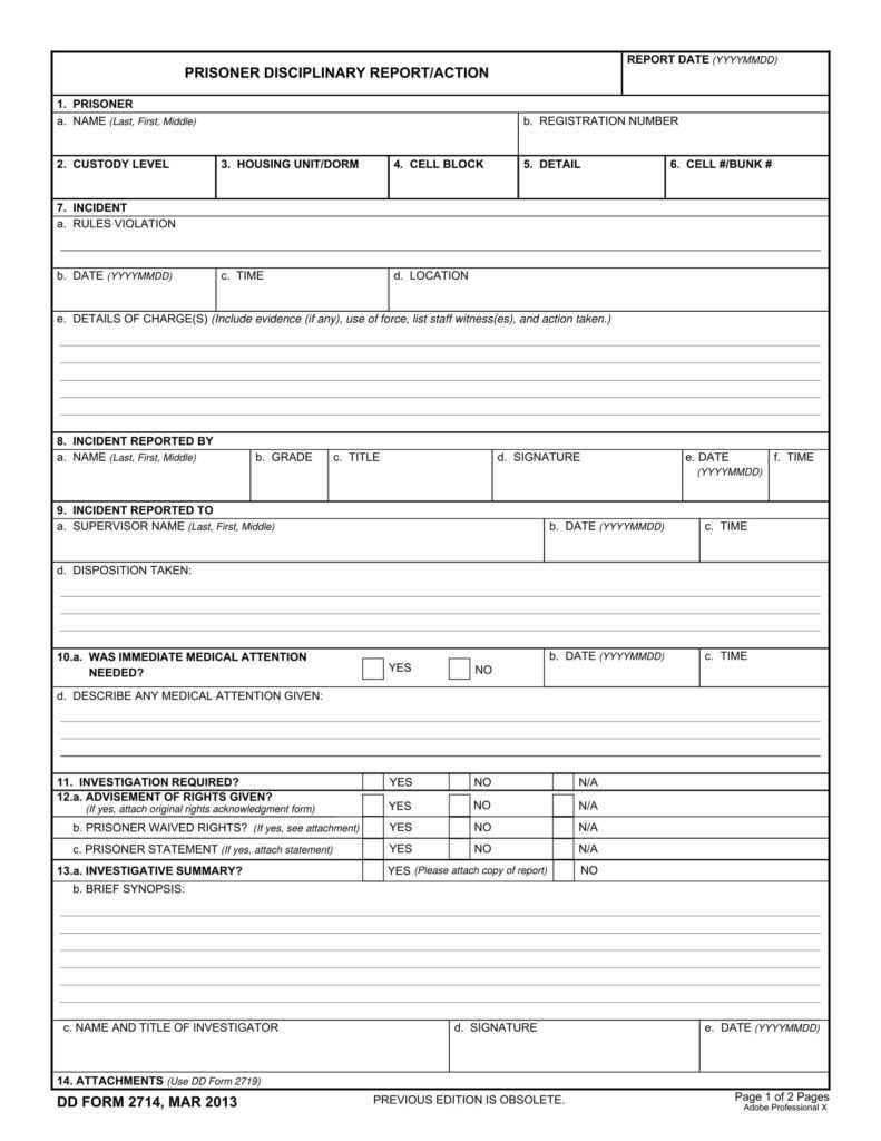 FREE 10 + Disciplinary Report Forms In MS Word PDF Google Docs With ...